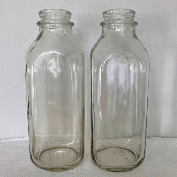 Stanpac | Kitchen | 2 Stanpac Litre Glass Dairy Bottles | Poshmark